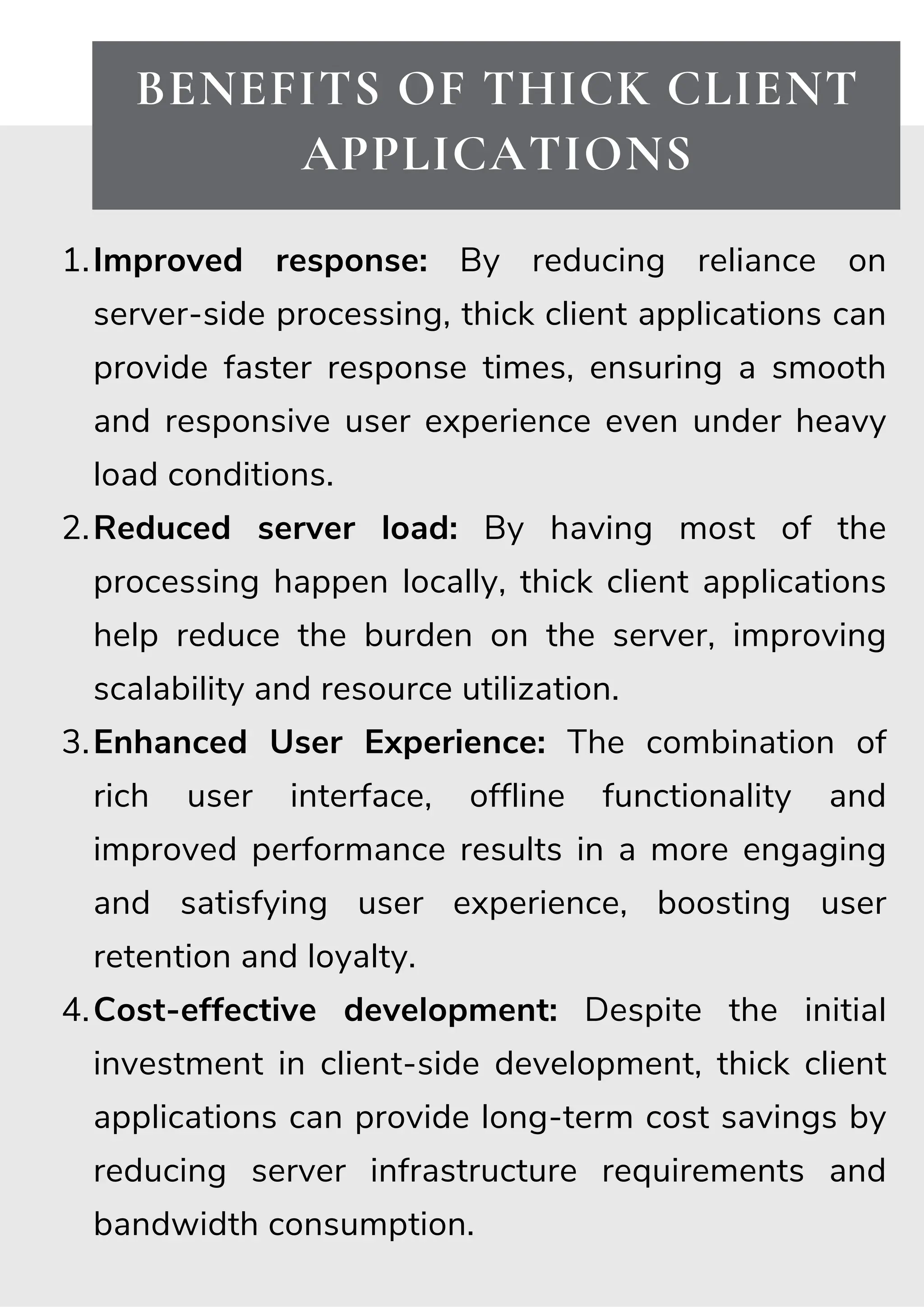 Understanding Thick Client Applications: Features, Benefits, and Use ...
