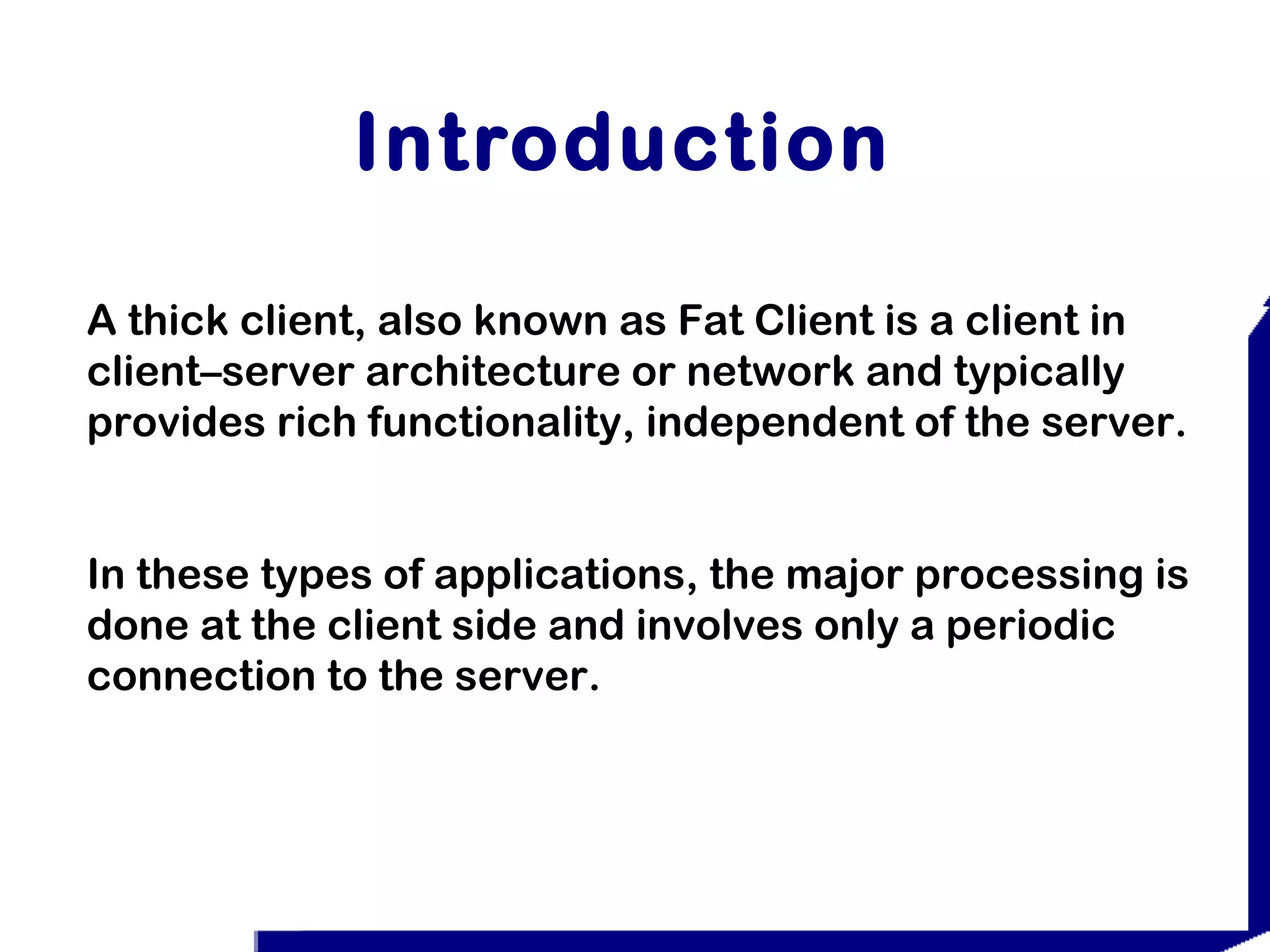 Thick client application security assessment | PPT