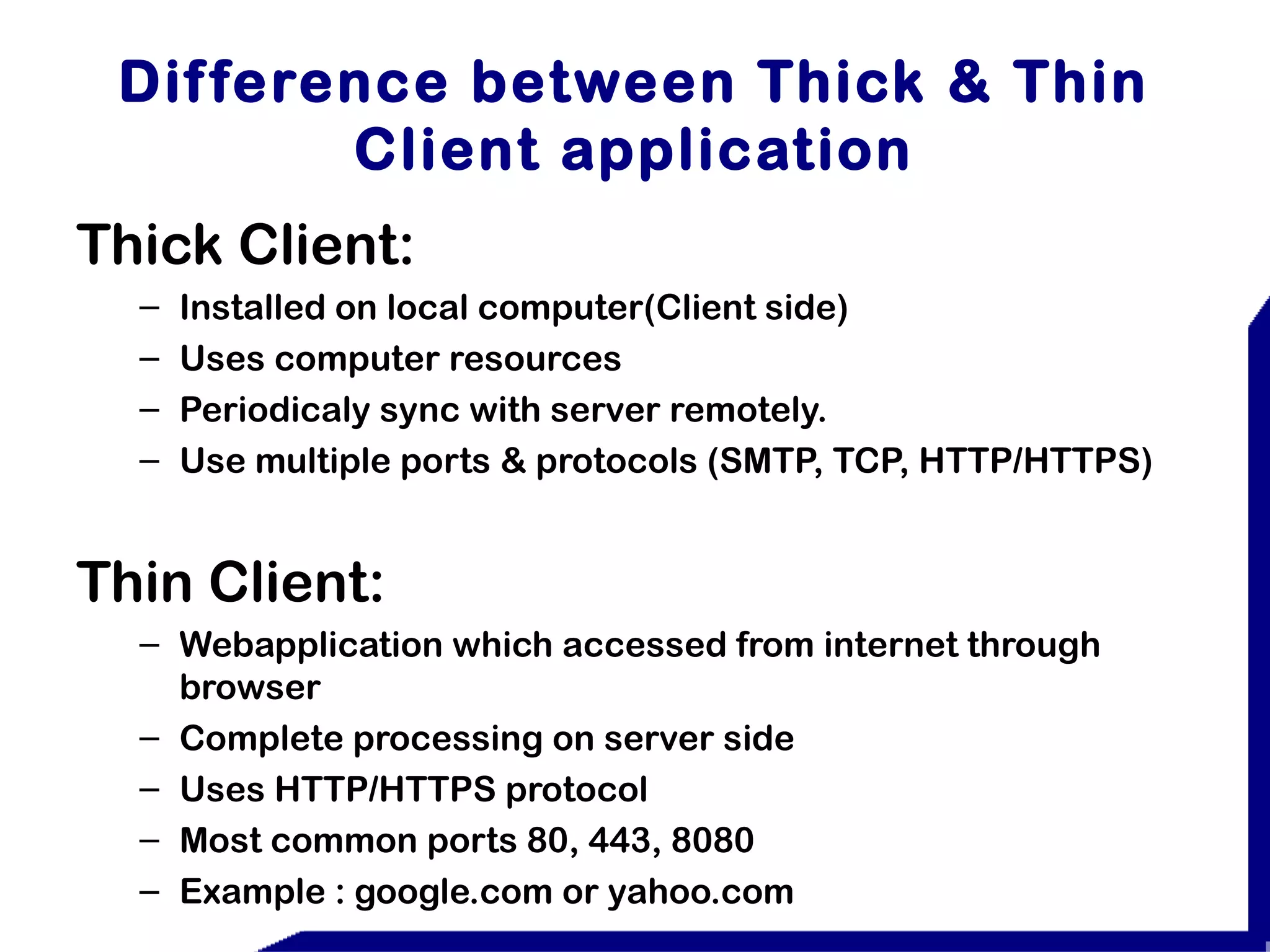 Thick client application security assessment | PPT