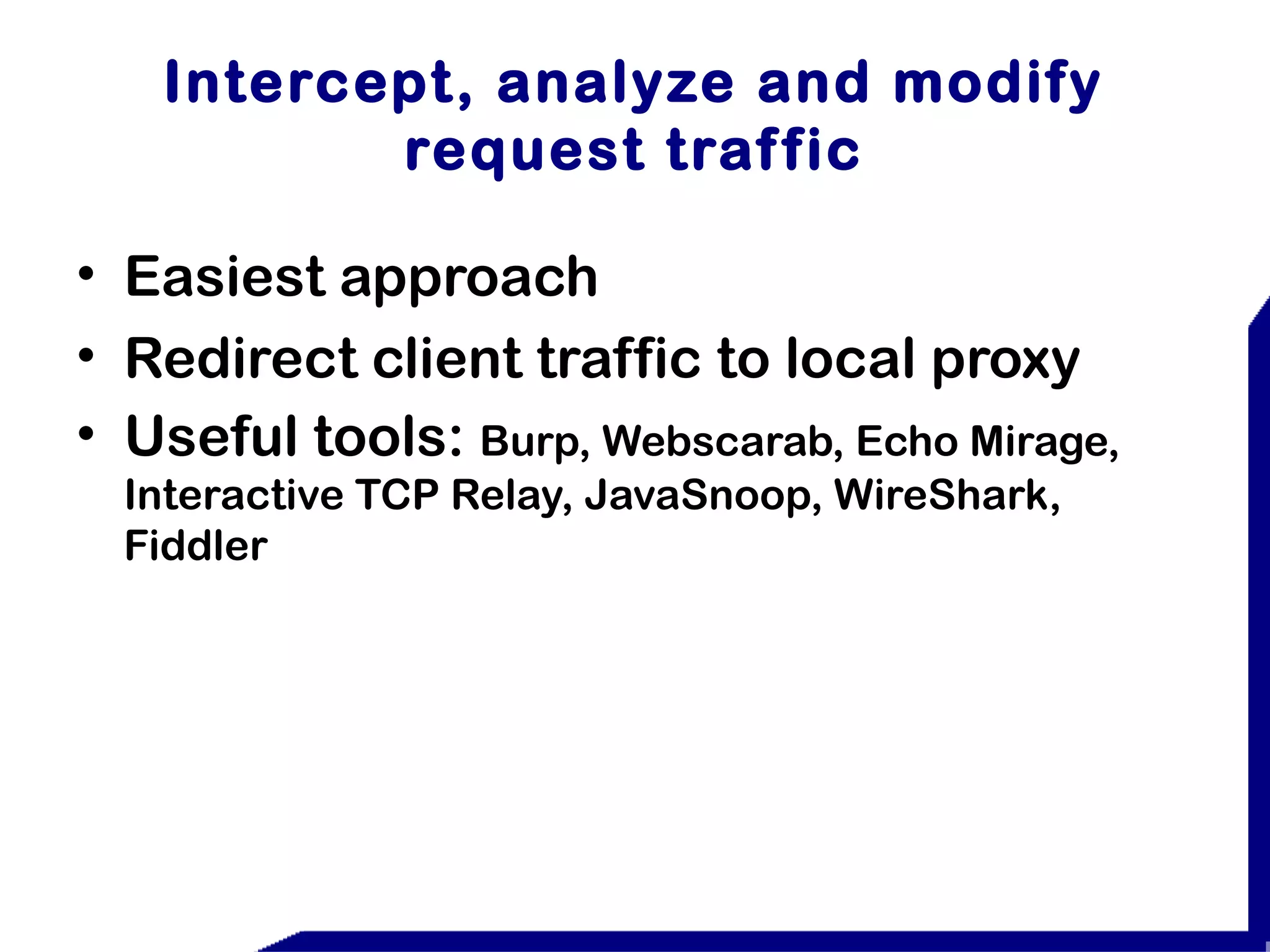 Thick client application security assessment | PPT