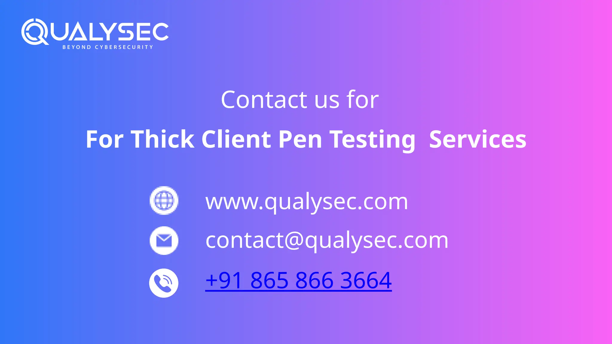 Thick Client Pen Testing by Qualysec Technologies | PPTX