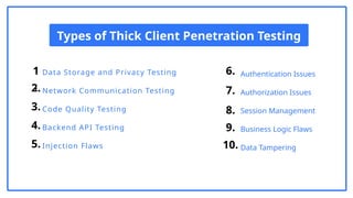 Thick Client Pen Testing by Qualysec Technologies | PPTX