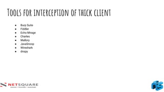 Thick Client Testing Basics | PDF