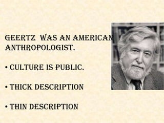 Thick description | PPTX