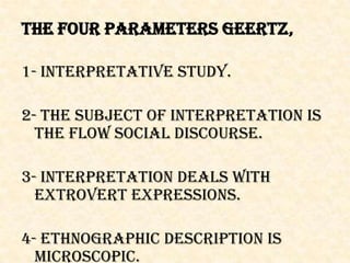 Thick description | PPTX