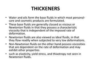 Thickening agents class ppt | PPTX