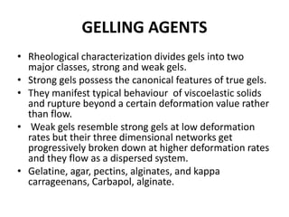 Thickening agents class ppt | PPTX