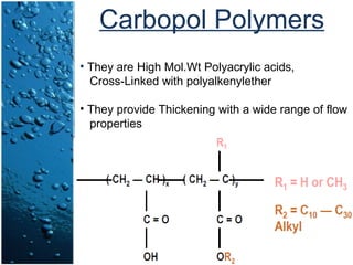 Thickening agents in cosmetics | PPT