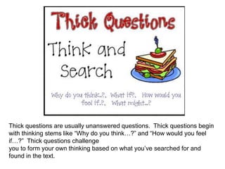 Thick vs Thin ?s | PPTX