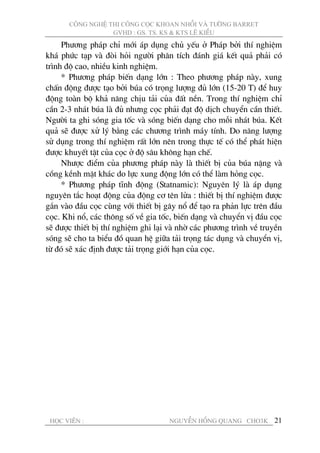 Thi cong coc khoan nhoi va coc barret pgs.ts le kieu | PDF