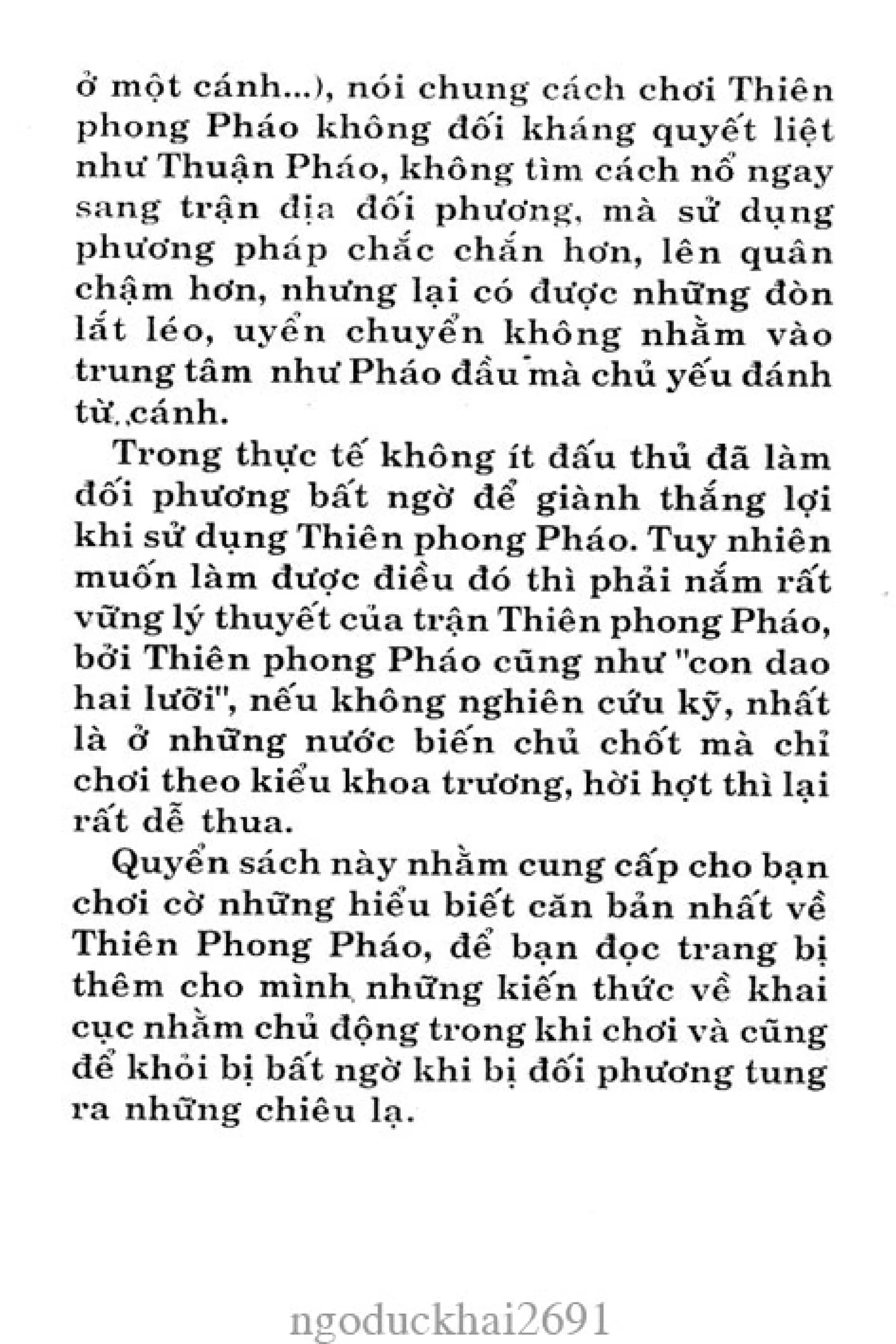 Cờ Tướng - Thiên phong pháo - 4 phần | PDF