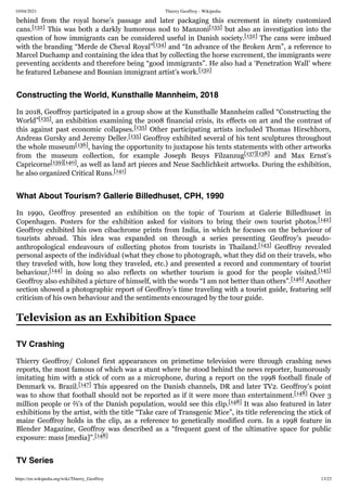 Thierry Geoffroy Colonel overvieuw : Artformat,Biennalist;Emergencyroom ...