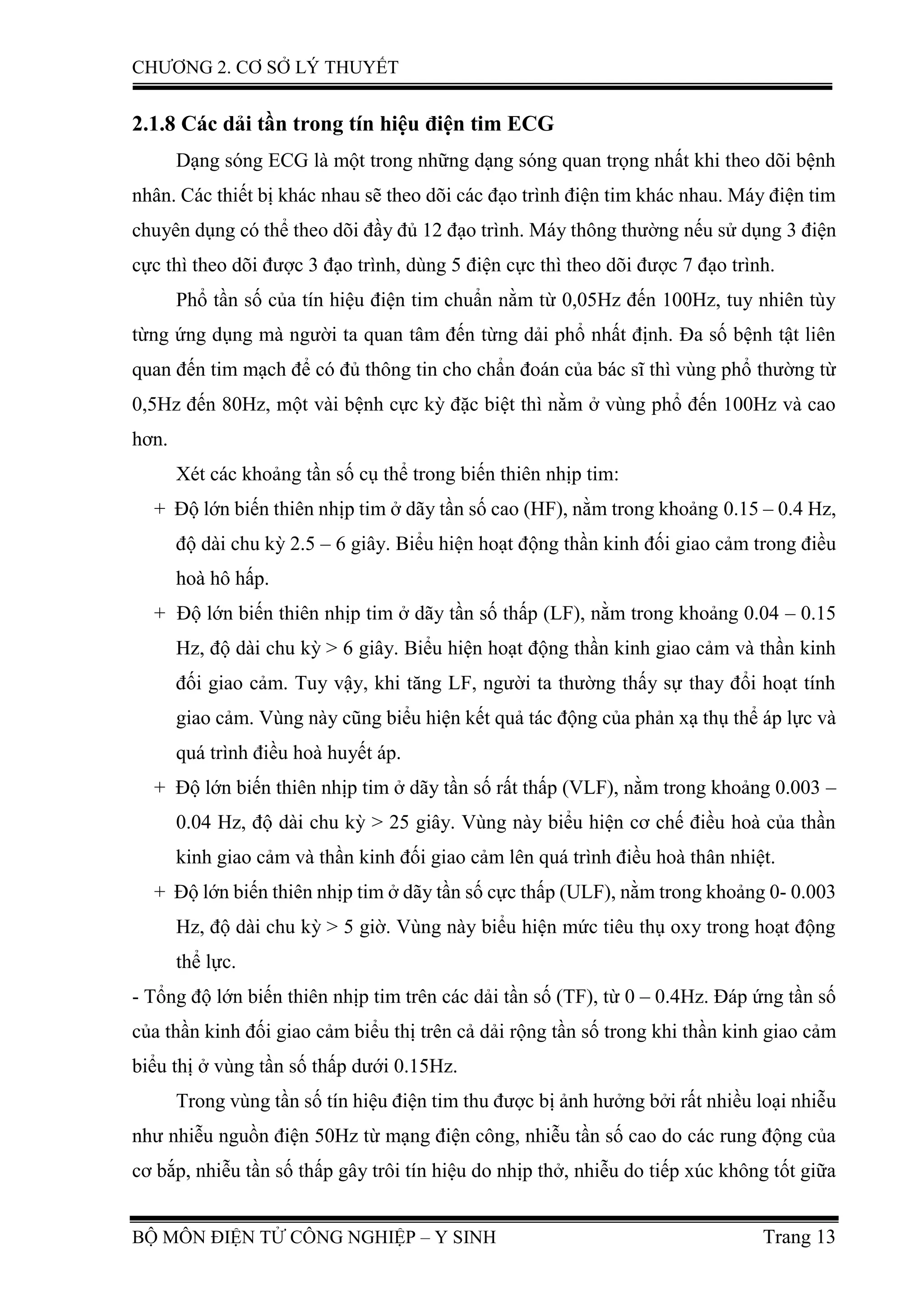 Đề tài: Mô phỏng bộ lọc nhiễu tín hiệu điện tim dùng Matlab, 9đ | PDF