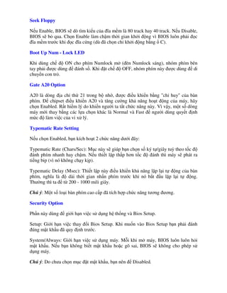 Thiet lap bios | PDF