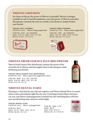 Benefits of using Thieves essential oil | PDF