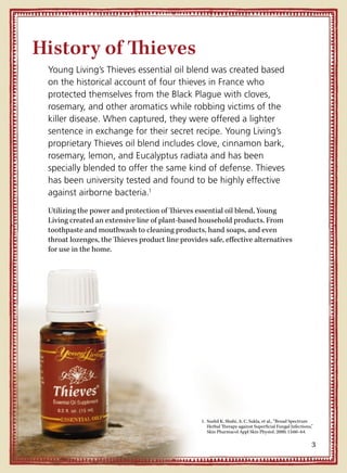 Benefits of using Thieves essential oil | PDF