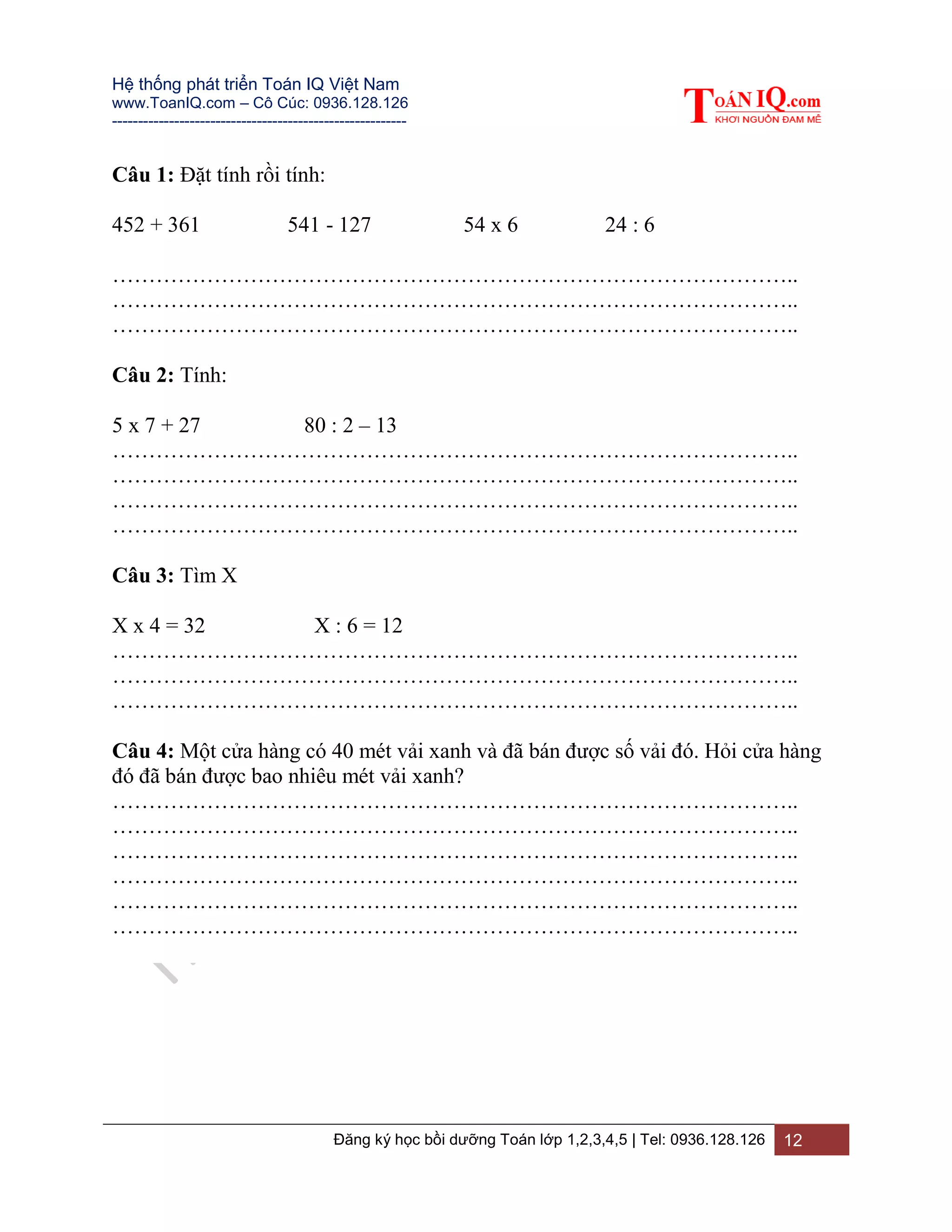 de-thi-kiem-tra-mon-toan-lop-3-giua-hk1-theo-ma-tran-va-tt22 | PDF