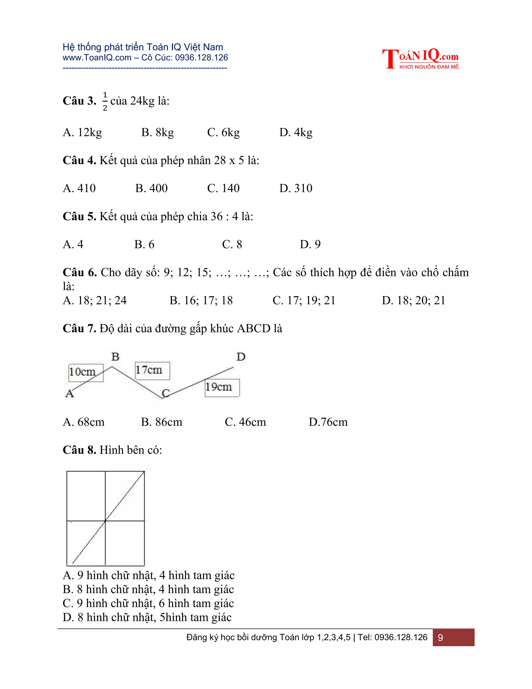 de-thi-kiem-tra-mon-toan-lop-3-giua-hk1-theo-ma-tran-va-tt22 | PDF