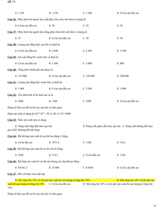 Đề thi cuối kỳ Kinh Tế Vĩ Mô 1 ĐH Ngoại Thương - K46 | DOC