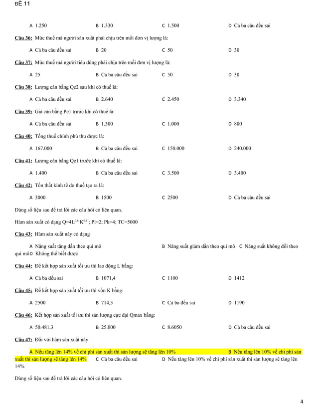 Đề thi cuối kỳ Kinh Tế Vĩ Mô 1 ĐH Ngoại Thương - K46 | DOC