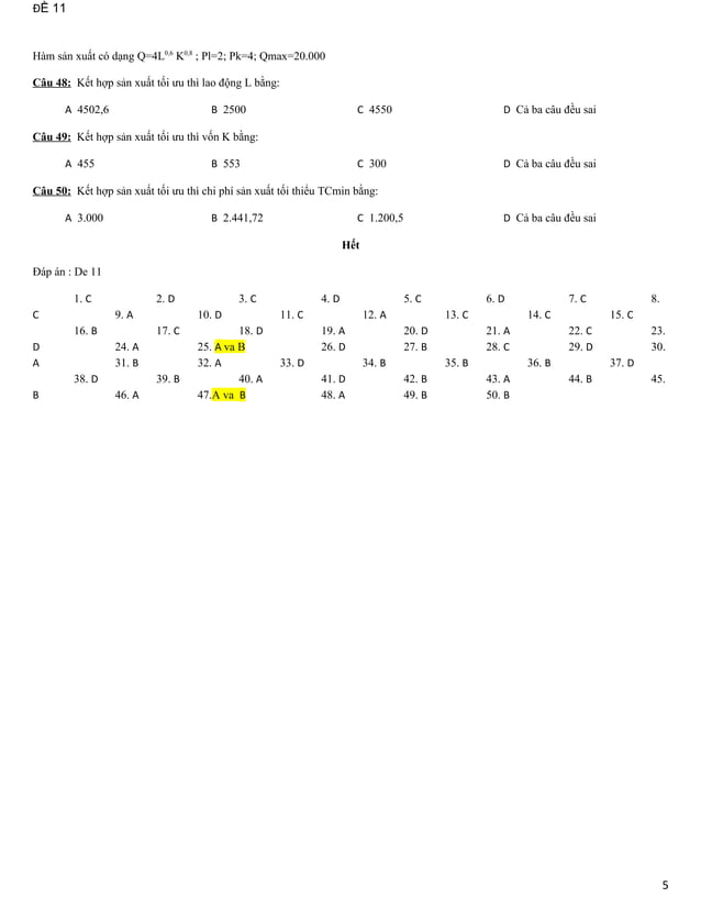 Đề thi cuối kỳ Kinh Tế Vĩ Mô 1 ĐH Ngoại Thương - K46 | DOC