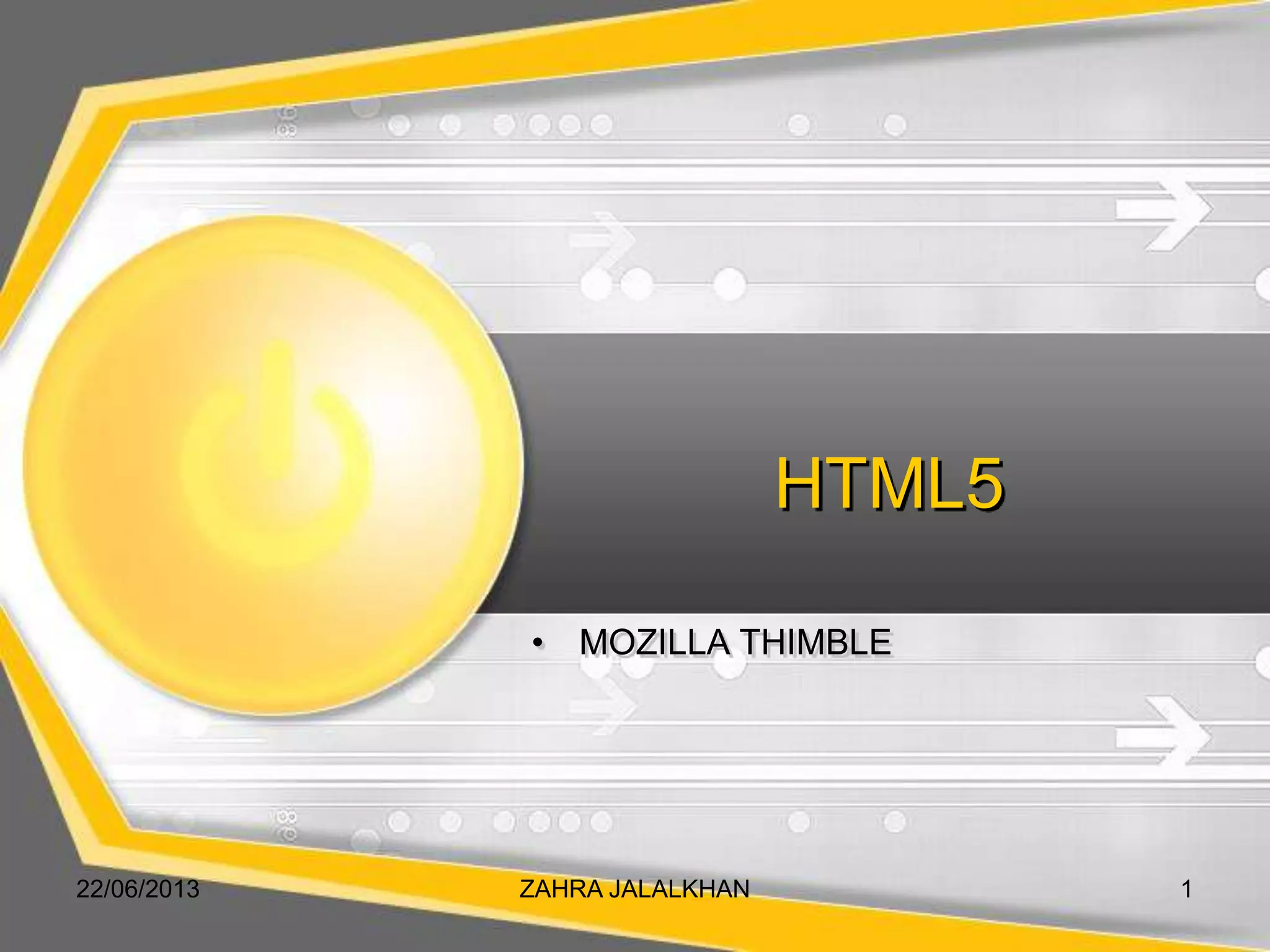 Mozilla Thimble | PPT