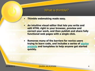 Mozilla Thimble | PPT