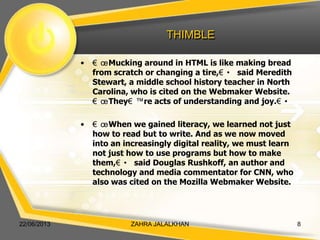 Mozilla Thimble | PPT