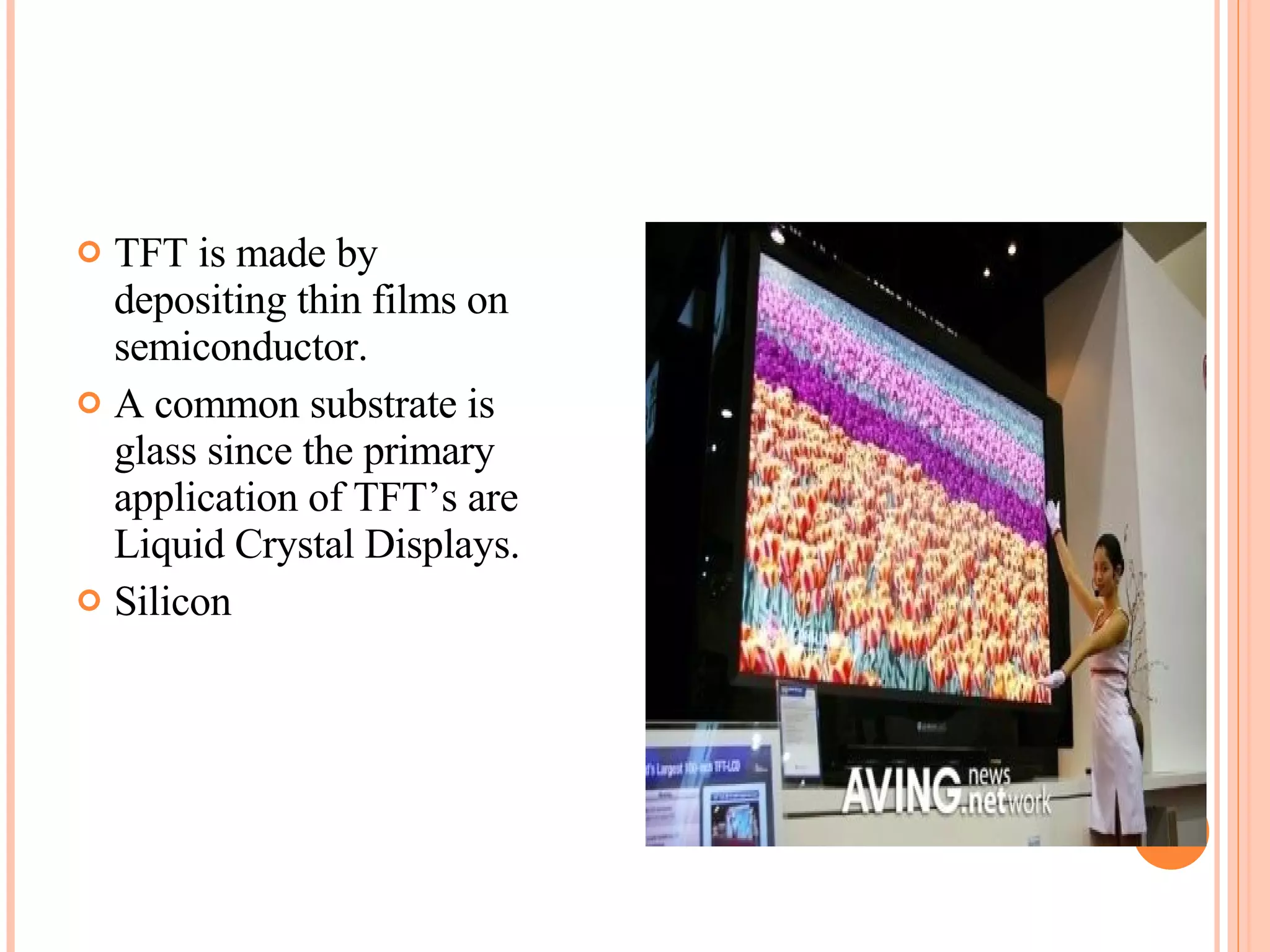 Thin Film Transistor | PPT