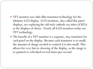 Thin Film Transistors | PPT