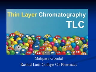 PPT - Cromatografia planare Thin Layer Chromatography (TLC ...