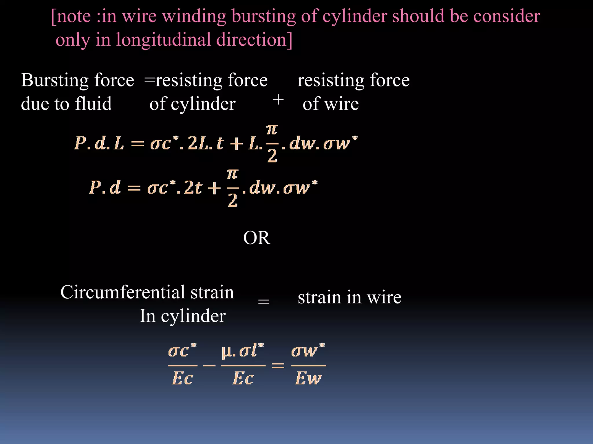 Thin and thick cylinders | PPT