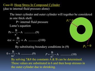 Thin and thick cylinders | PPT