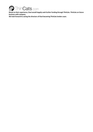 Thin cats case studies | PDF