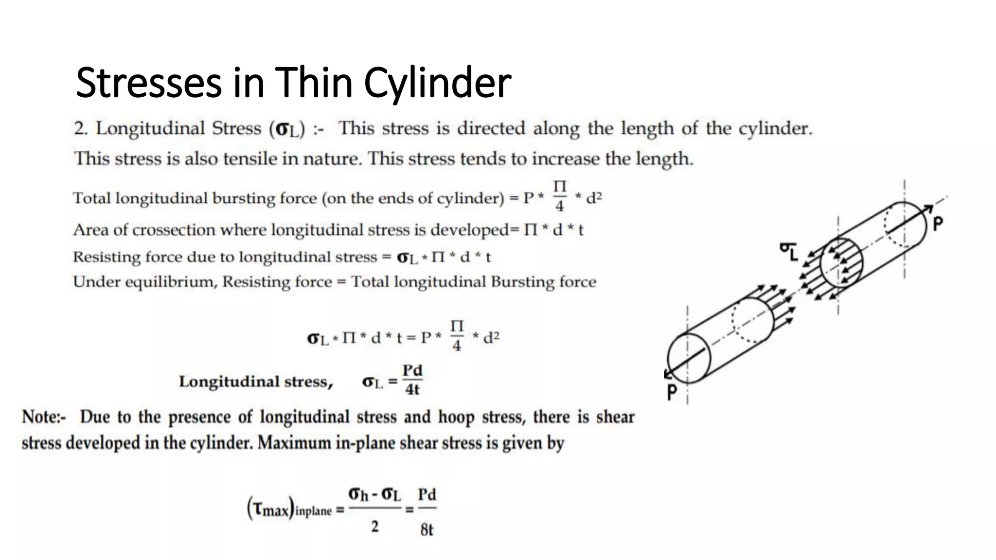 Thin cylinderical shells | PPTX