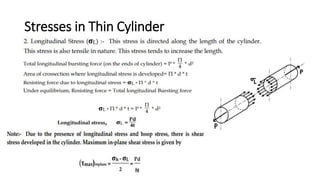 Thin cylinderical shells | PPTX