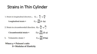 Thin cylinderical shells | PPTX