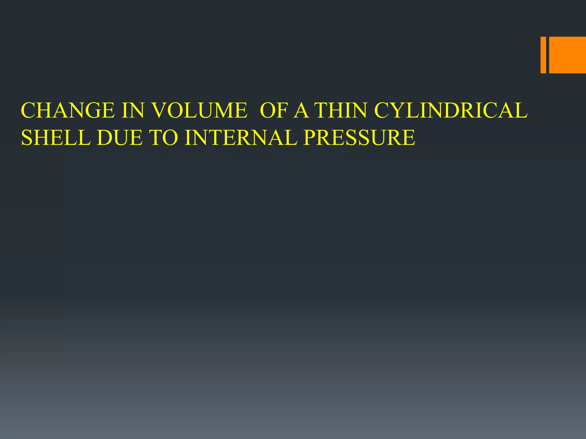 Thin cylinders 1 | PPTX