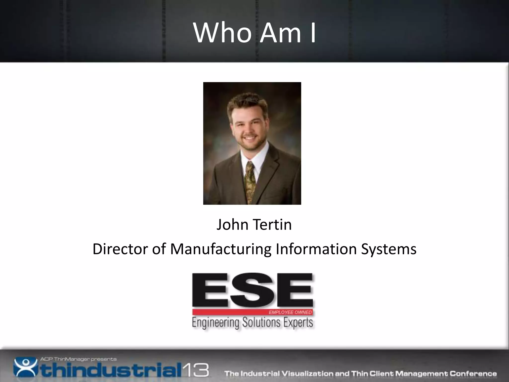 ThinManager in a Distributed SCADA Environment | PPT