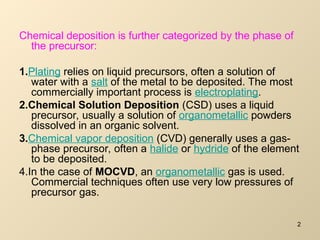 Thinfilm physical vapor depostion CVD2.ppt