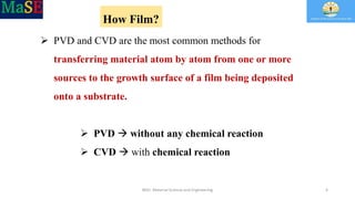 Thin film and thick film resistor | PDF