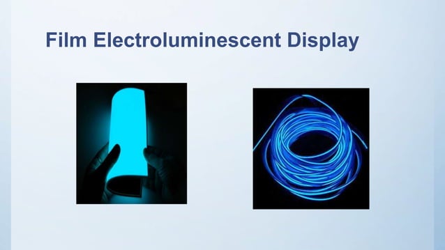 Thin film electroluminescent display | PPTX