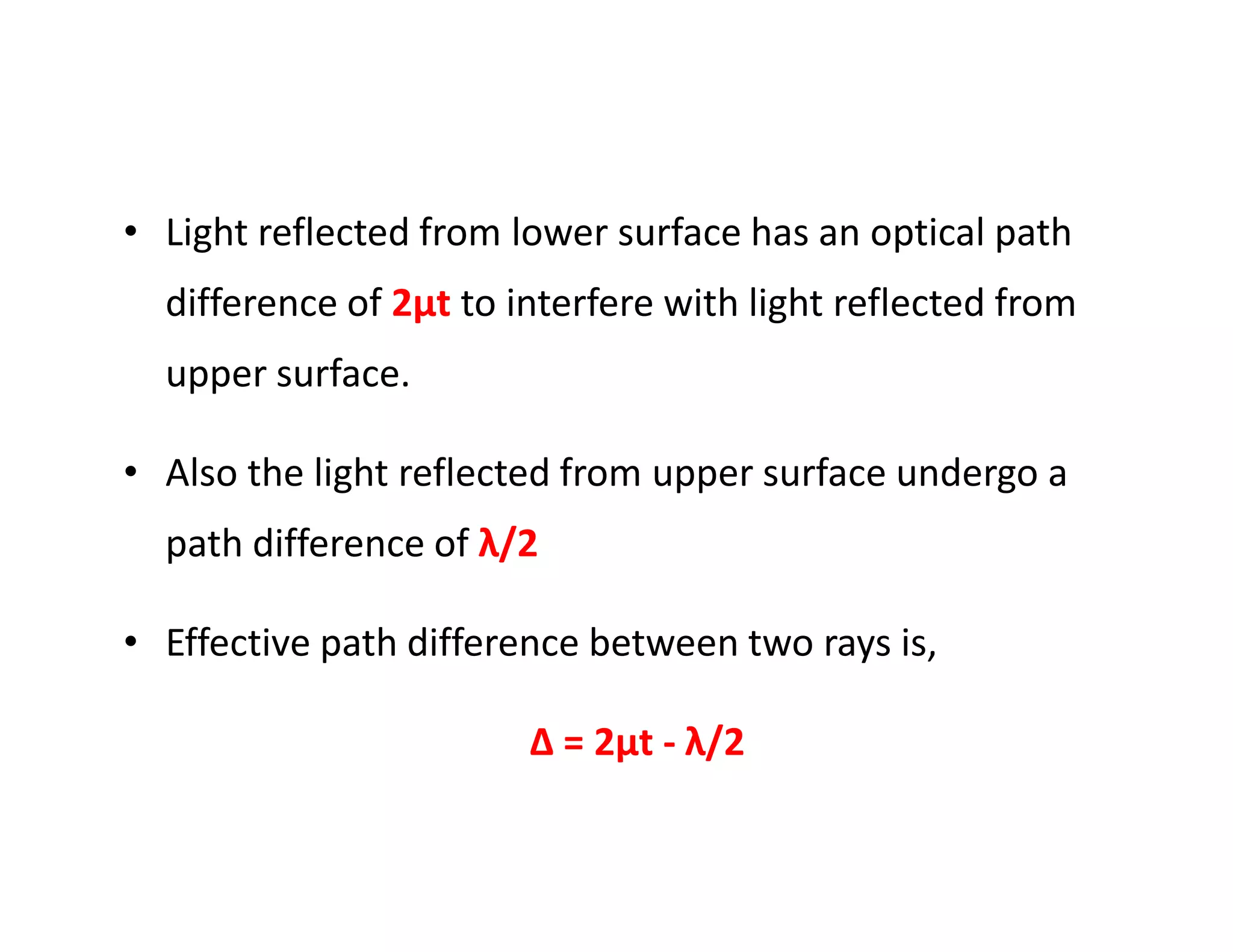 Thin film interference and newtons ring | PDF