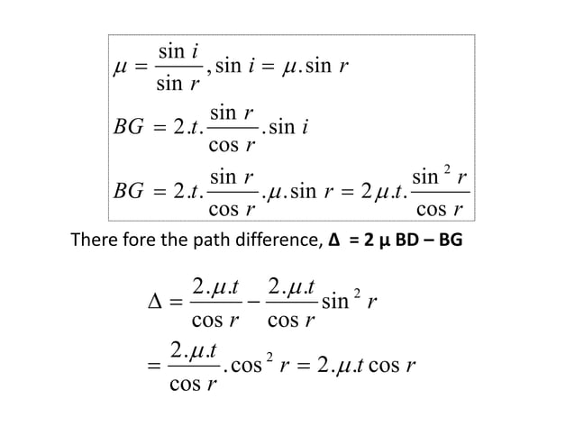 Thin film interference and newtons ring | PDF
