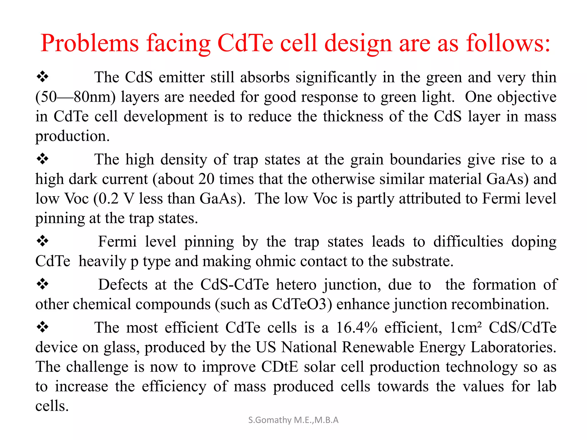 Thin film solar cells | PDF