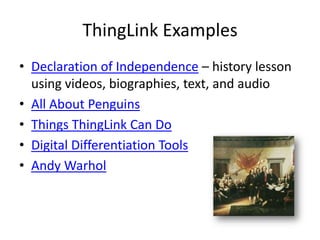 Thinglink Workshop | PPT