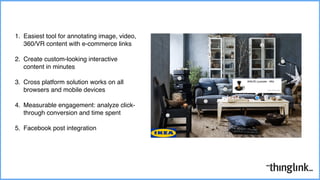 ThingLink E-Commerce Solution | PDF