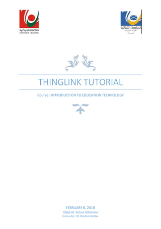 Thinglink tutorial | PDF