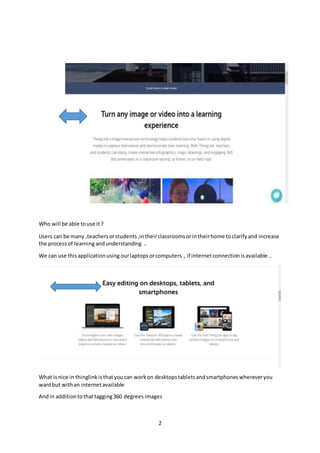 Thinglink tutorial | PDF