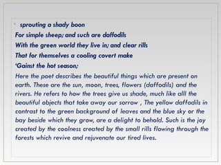 THING OF BEAUTY CLASS 12 BEST POWERPOINT | PPTX